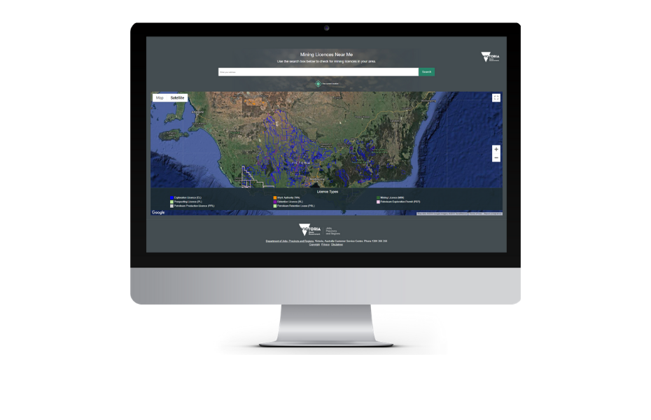 Location of resource licences - Resources Victoria